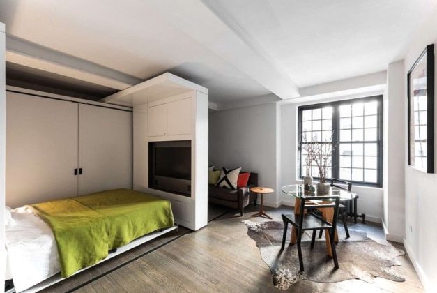 37 Square Meters Apartment With Moving Wall Design - Small House Decor