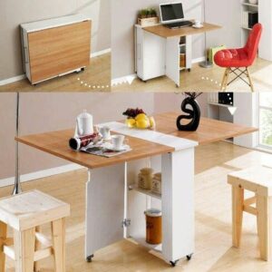 15 Practical Space Saving Table and Chair Ideas - Small House Decor