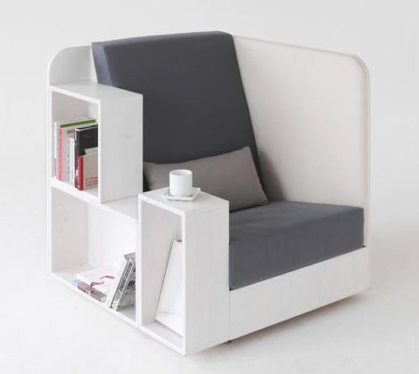 17 Innovative Bookcase Chair Designs - Small House Decor