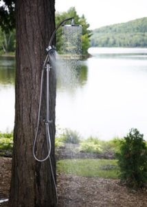 23 Tropical and Natural Outdoor Shower Ideas 2024 - Small House Decor