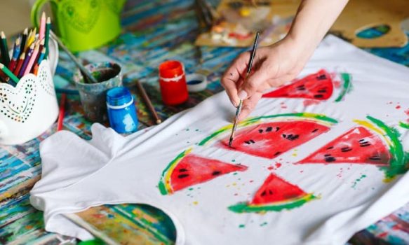 How to Paint on Fabric? - Small House Decor